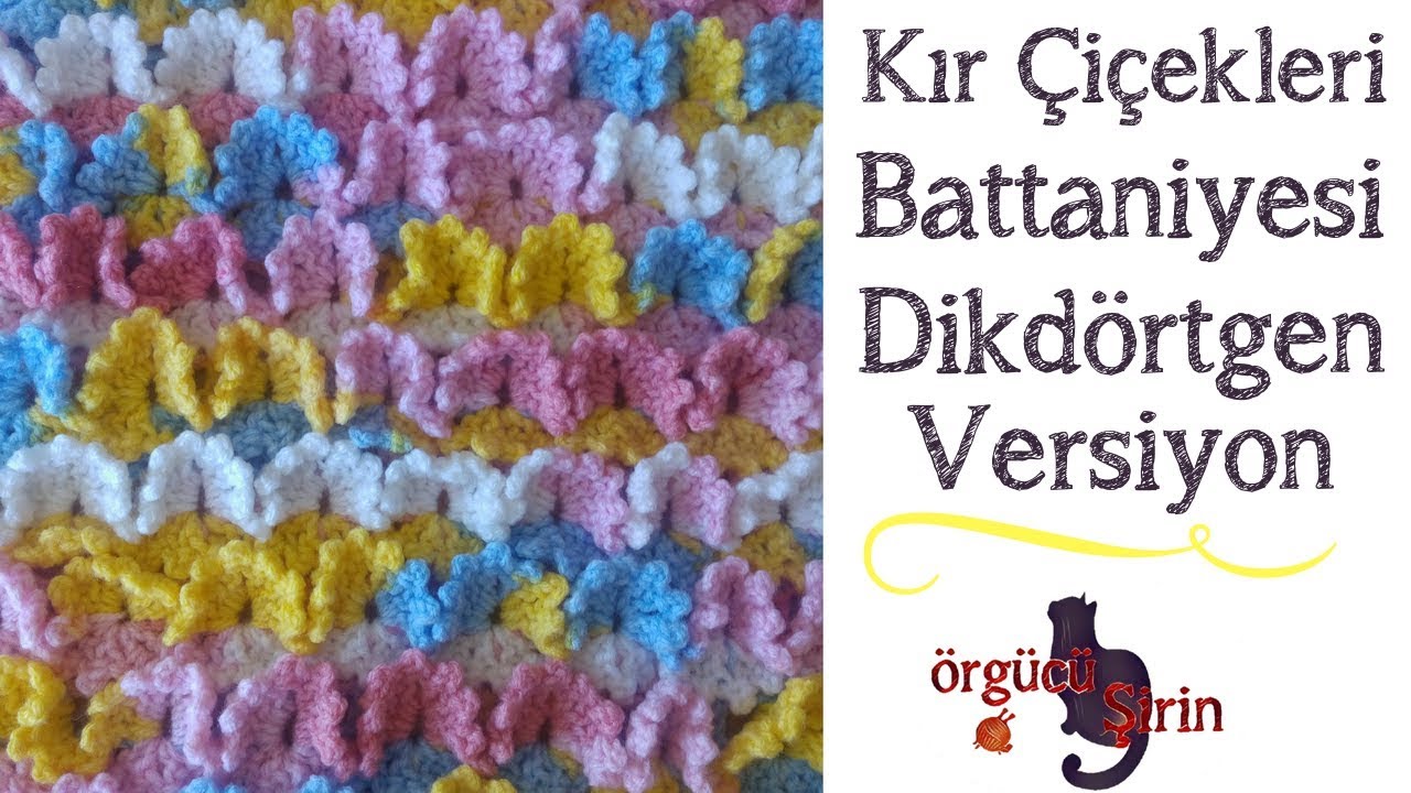 Kır Çiçekleri Bebek Battaniyesi Yapılışı - Örgü Modelleri ...