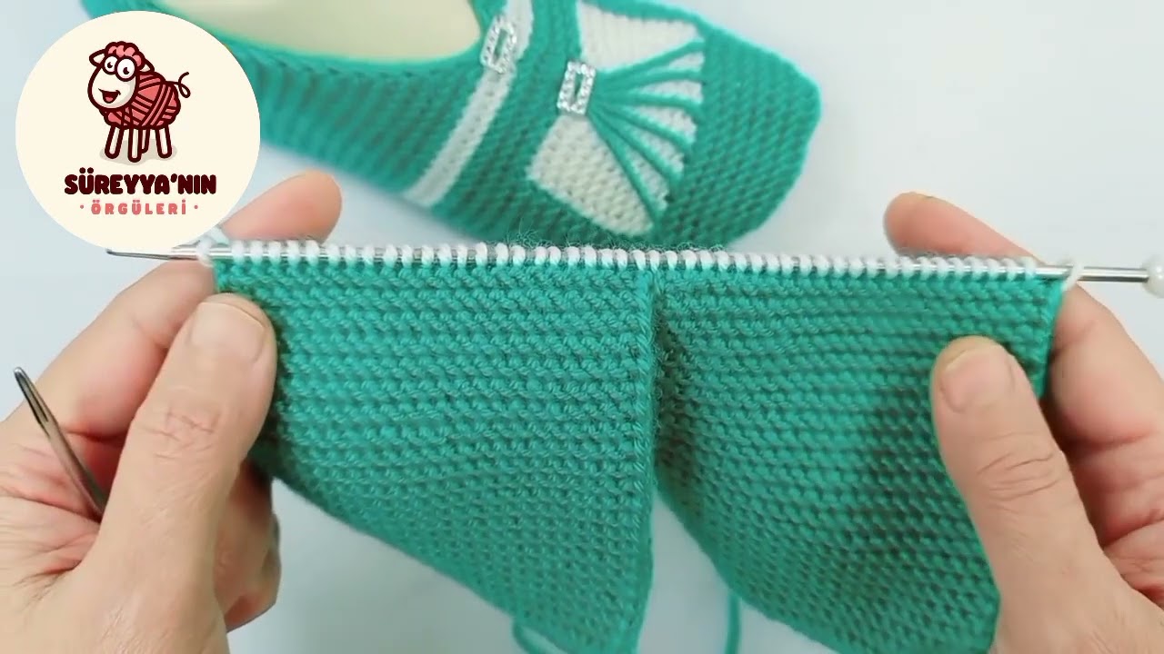 İki Şişle Örgü Patik Yapılışı - Örgü Modelleri - orgumodelleri.de